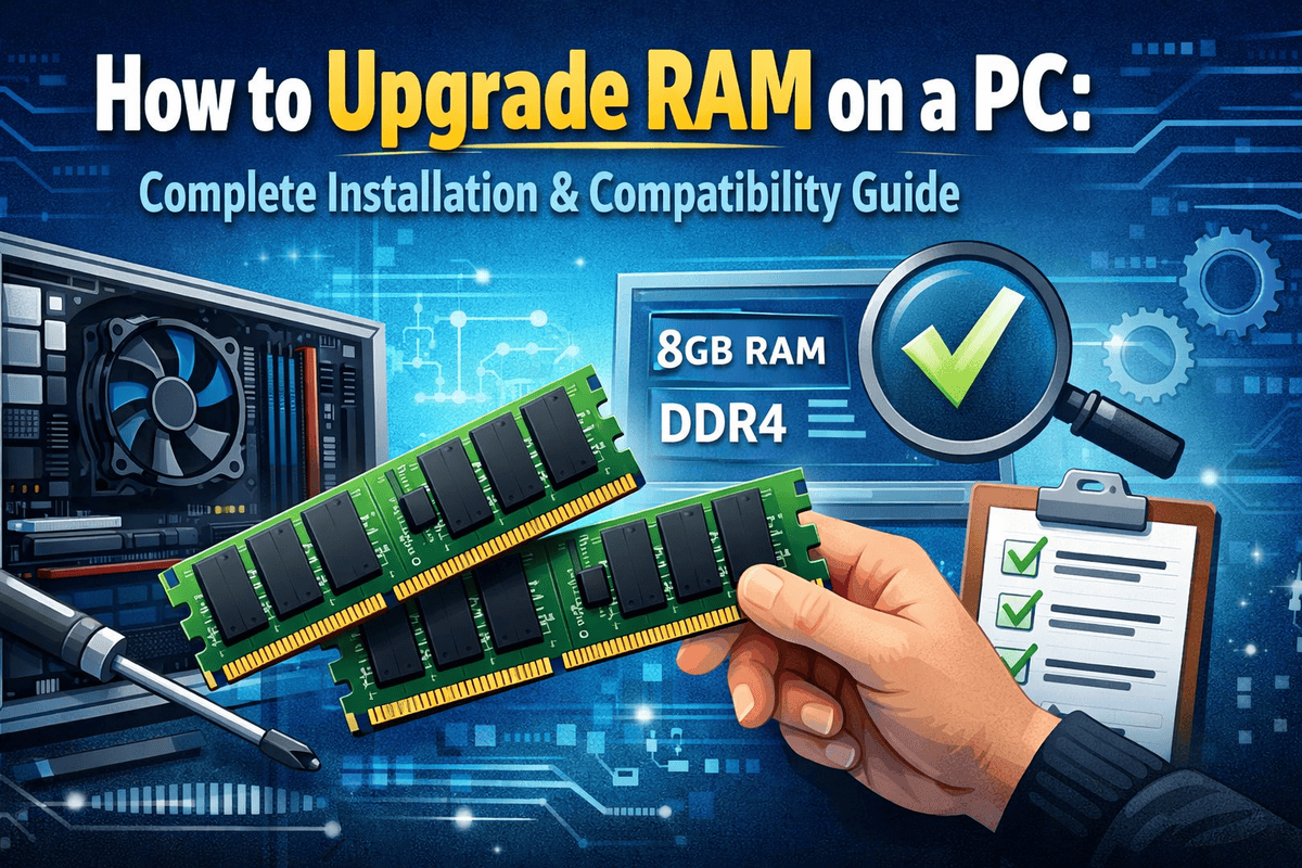 How to Upgrade RAM on a PC: Installation & Compatibility Guide