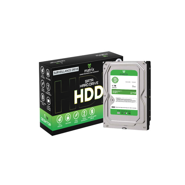 Matrix 1TB SATA Internal Hard Disk Drive for Desktop, 3.5 Inch, High-S ...